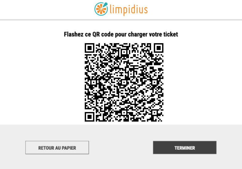 ticket de caisse dématérialisé par QR code - Limpidius